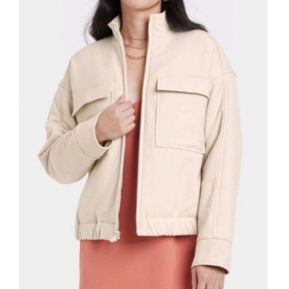 a new day | Jackets & Coats | Nwt A New Day Womens Brushed Padded Tan ...